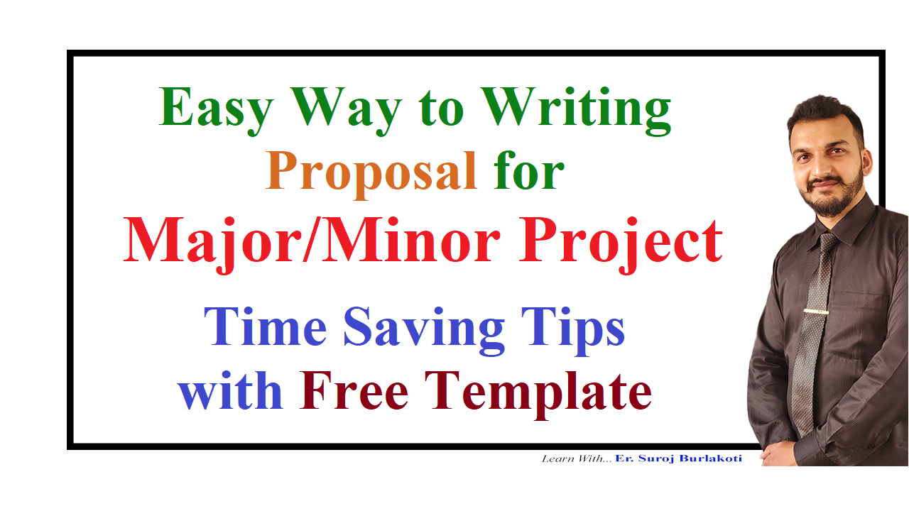 How to Write Proposal for Major/Minor Project | Download Template ...